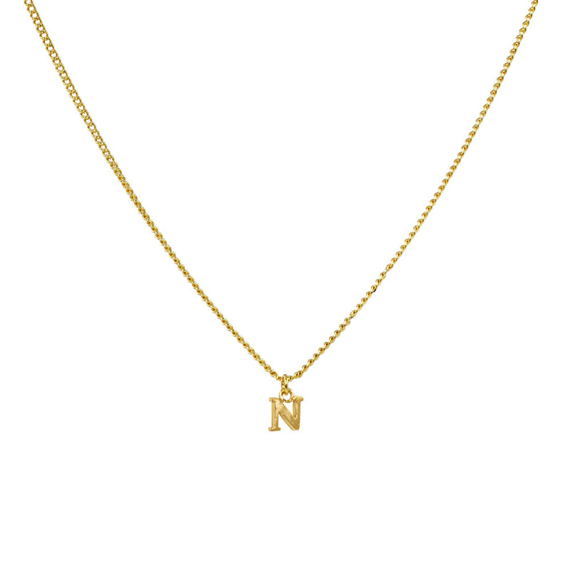 1 Letter Gold Chain – Daniela Salcedo