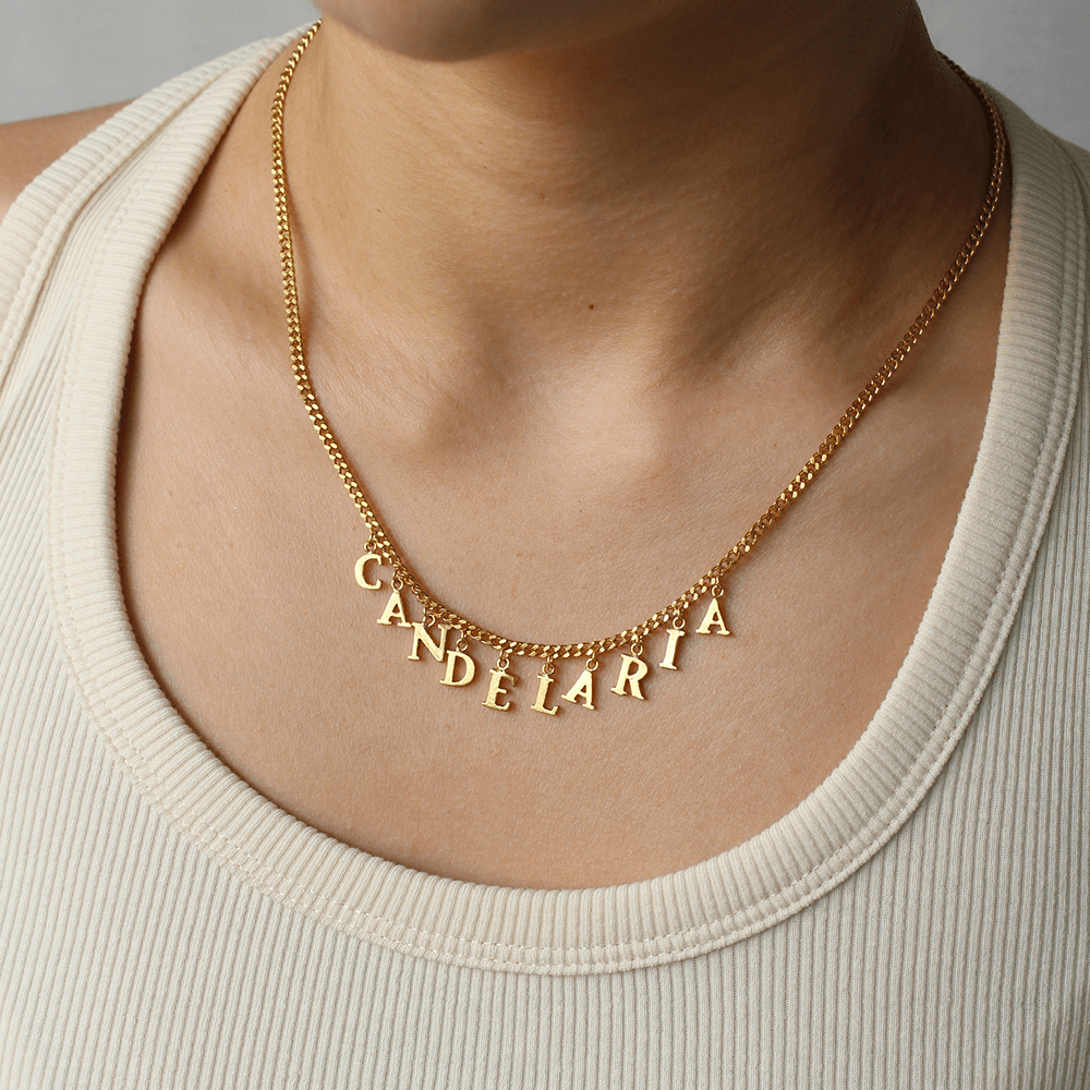 PreOrder 10 Letters Gold Chain – Daniela Salcedo