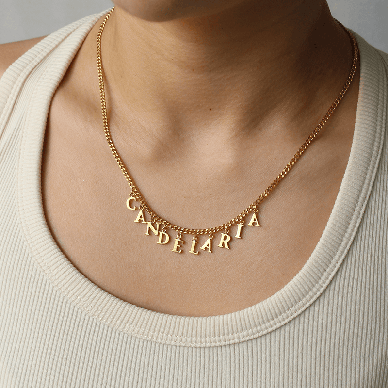 PreOrder 10 Letters Gold Chain – Daniela Salcedo