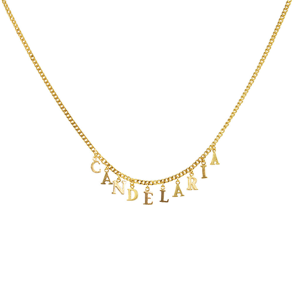 PreOrder 10 Letters Gold Chain – Daniela Salcedo